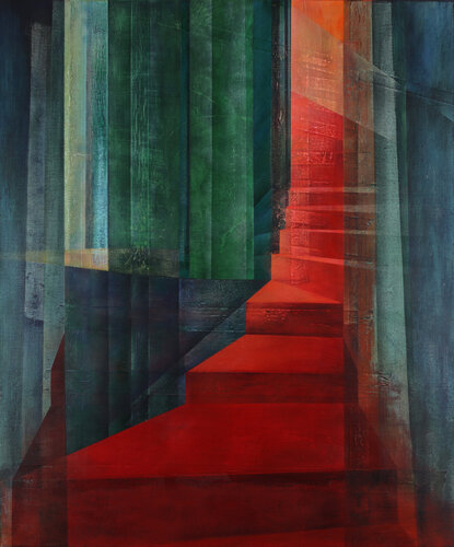 Das Flüstern verlassener Orte I by Peter Knauer (2020) : Painting ...