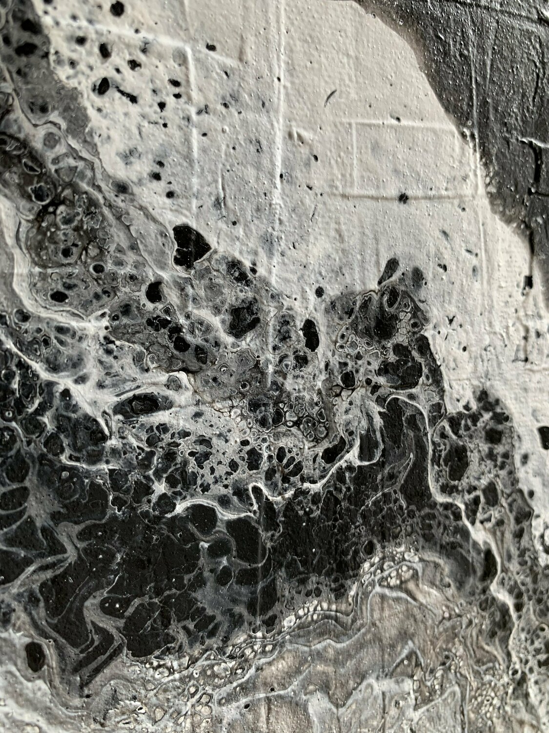 Wurmloch by Sandra Lederer (2022) : Painting Acrylic, Lacquer on Canvas ...