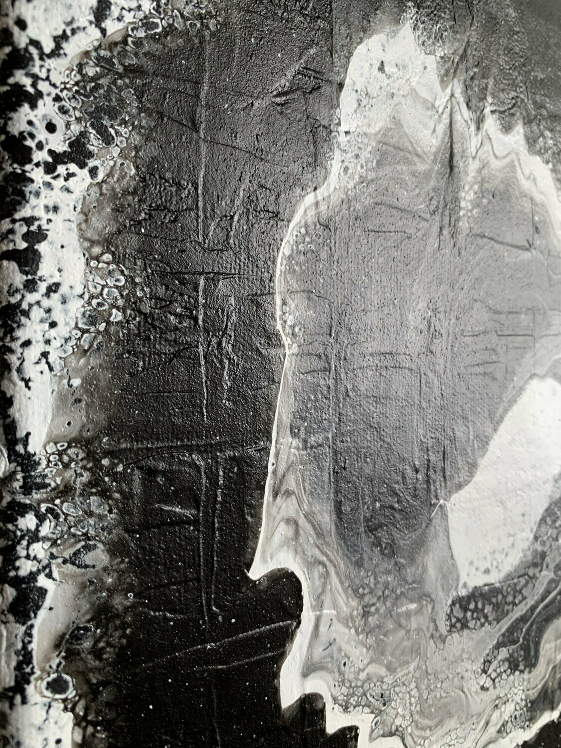 Wurmloch by Sandra Lederer (2022) : Painting Acrylic, Lacquer on Canvas ...