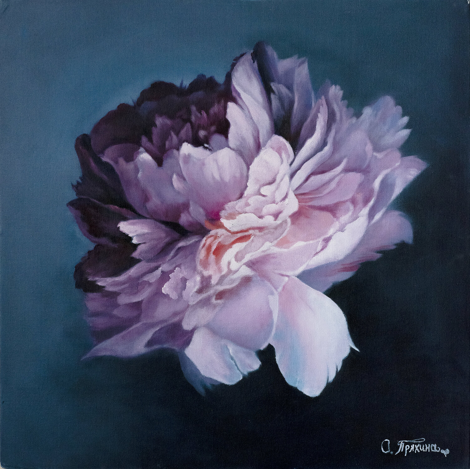 Peony Flower Painting