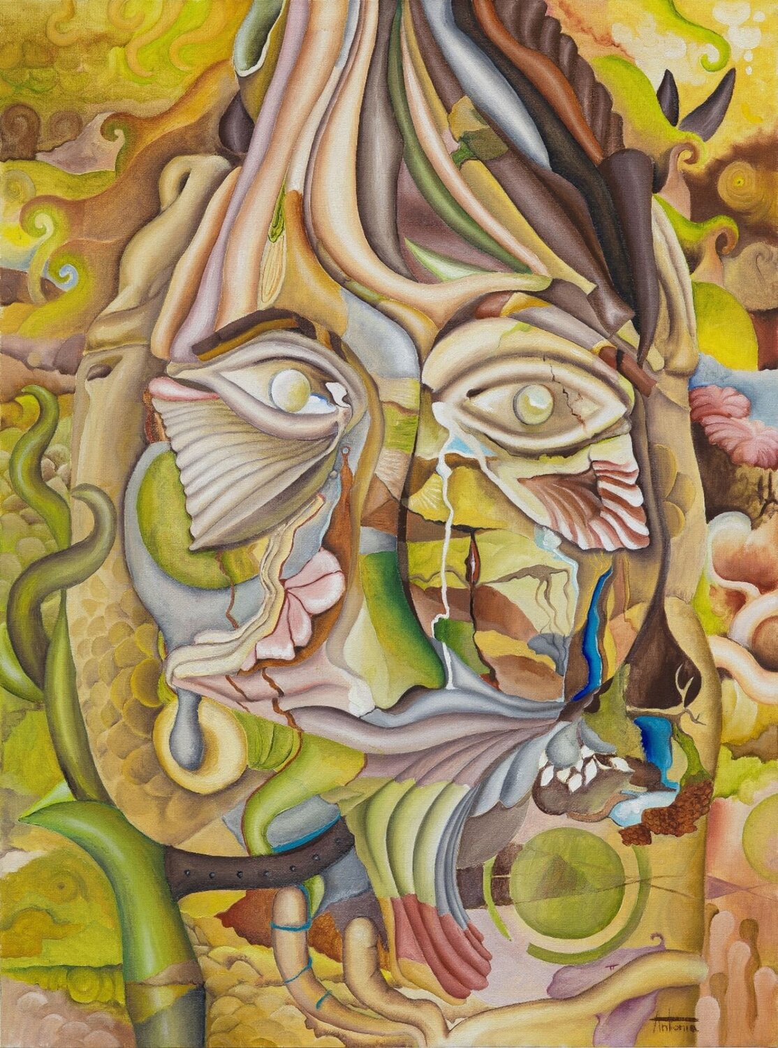 CREACIÓN by Antonia Ribas (2017) : Painting Oil on Paper - Singulart