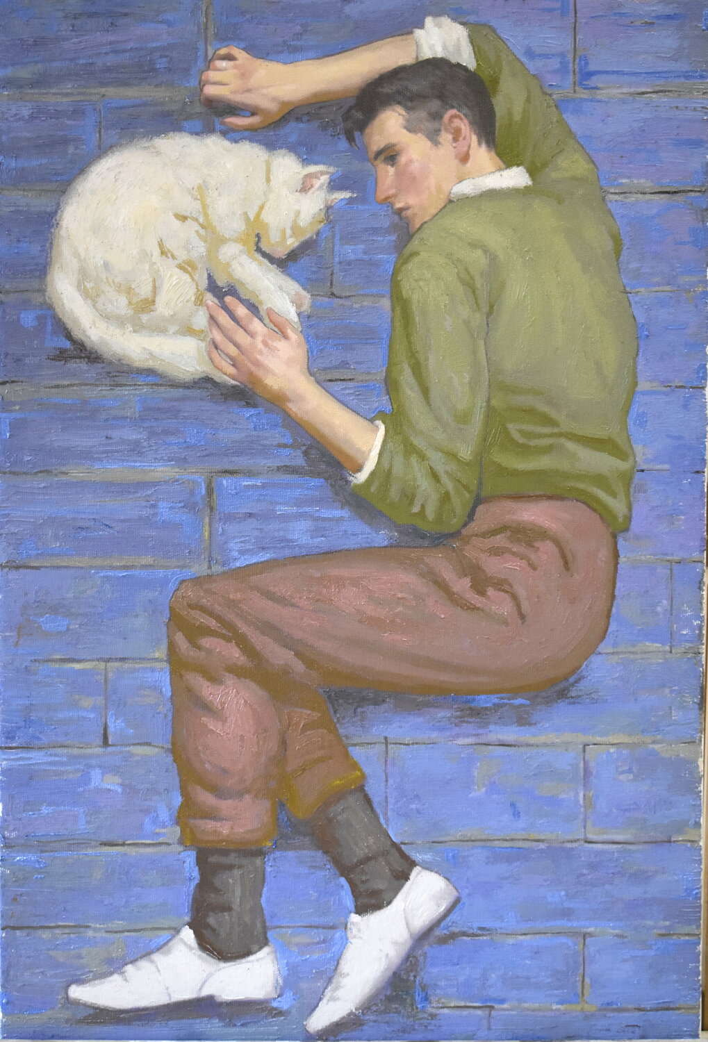 Niko and me by Fernando Cidoncha (2022) : Painting Oil on Canvas ...