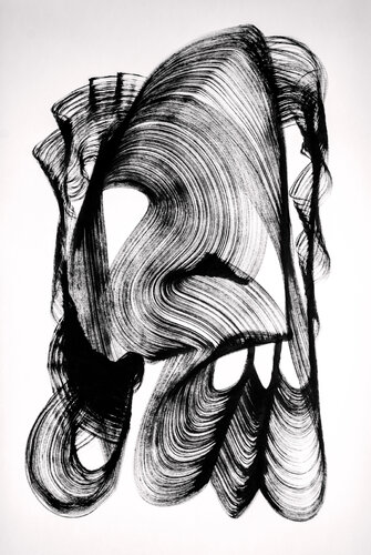 Enigmatic flow V65 by Alan Toledano (2023) : Painting Acrylic, India ...