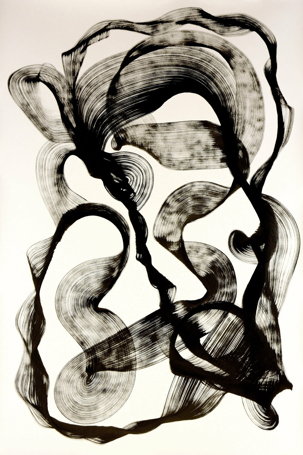 Enigmatic Flow V26 de Alan Toledano (2019): Obra en papel Acrílico ...