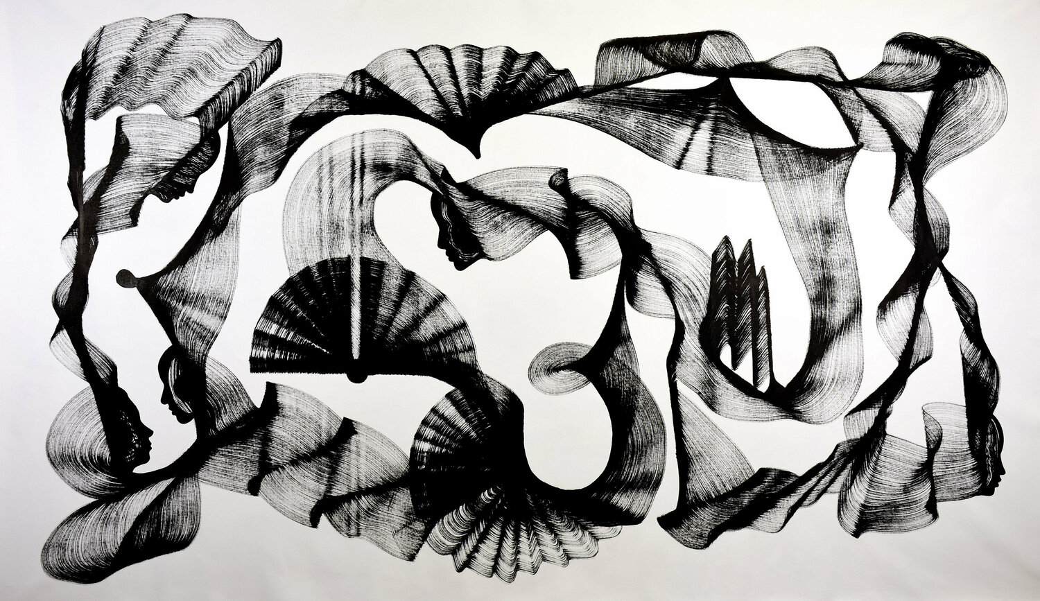 Under the Sea by Alan Toledano (2020) : Painting Acrylic, India Ink on ...