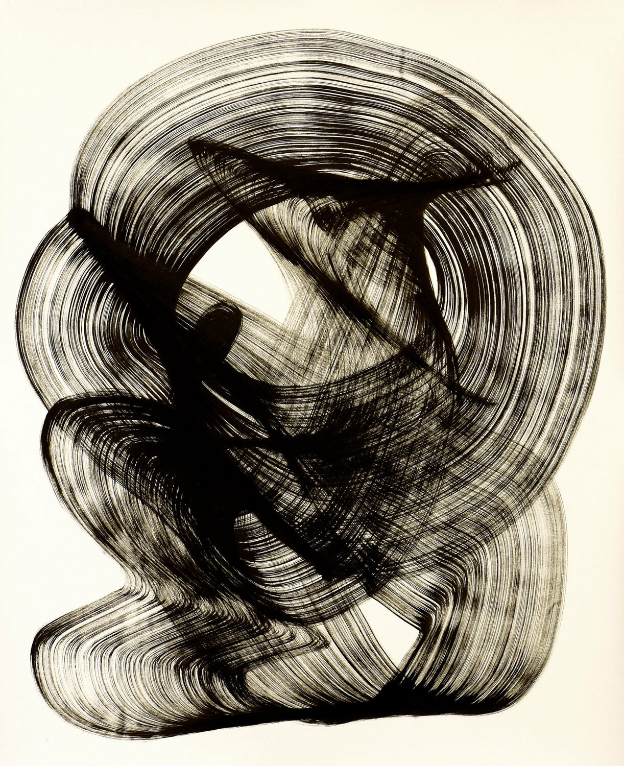 Complex Flow V2 von Alan Toledano (2020): Werk auf Papier Acryl ...