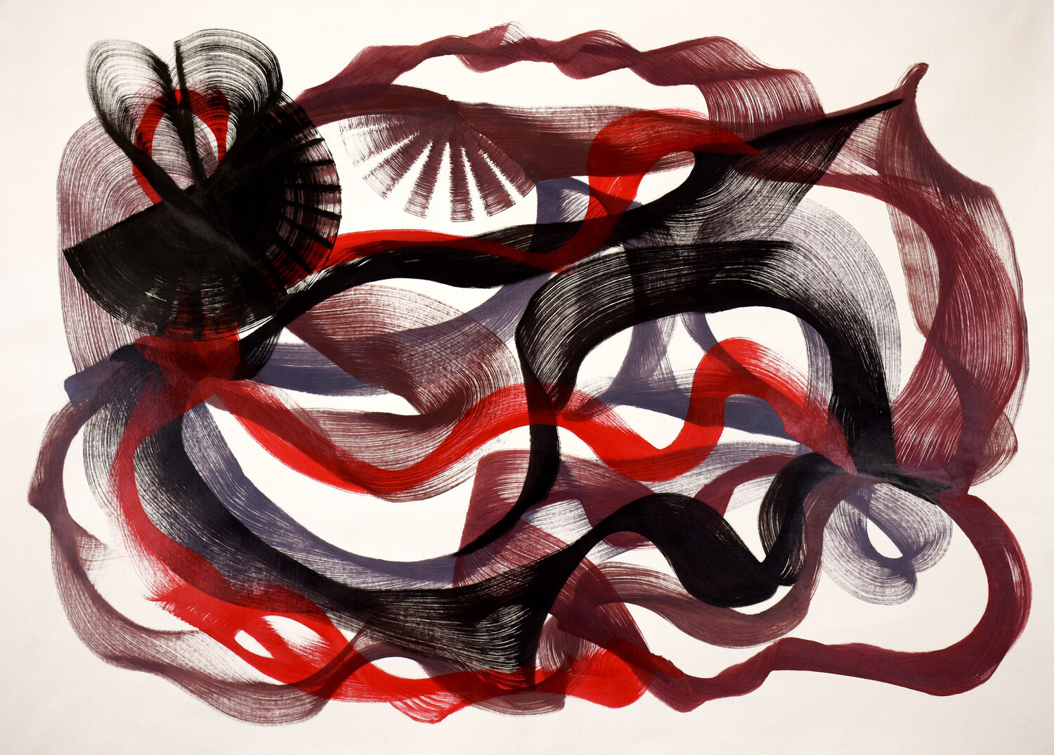 Flow of Life in colors by Alan Toledano (2022) : Painting Acrylic ...