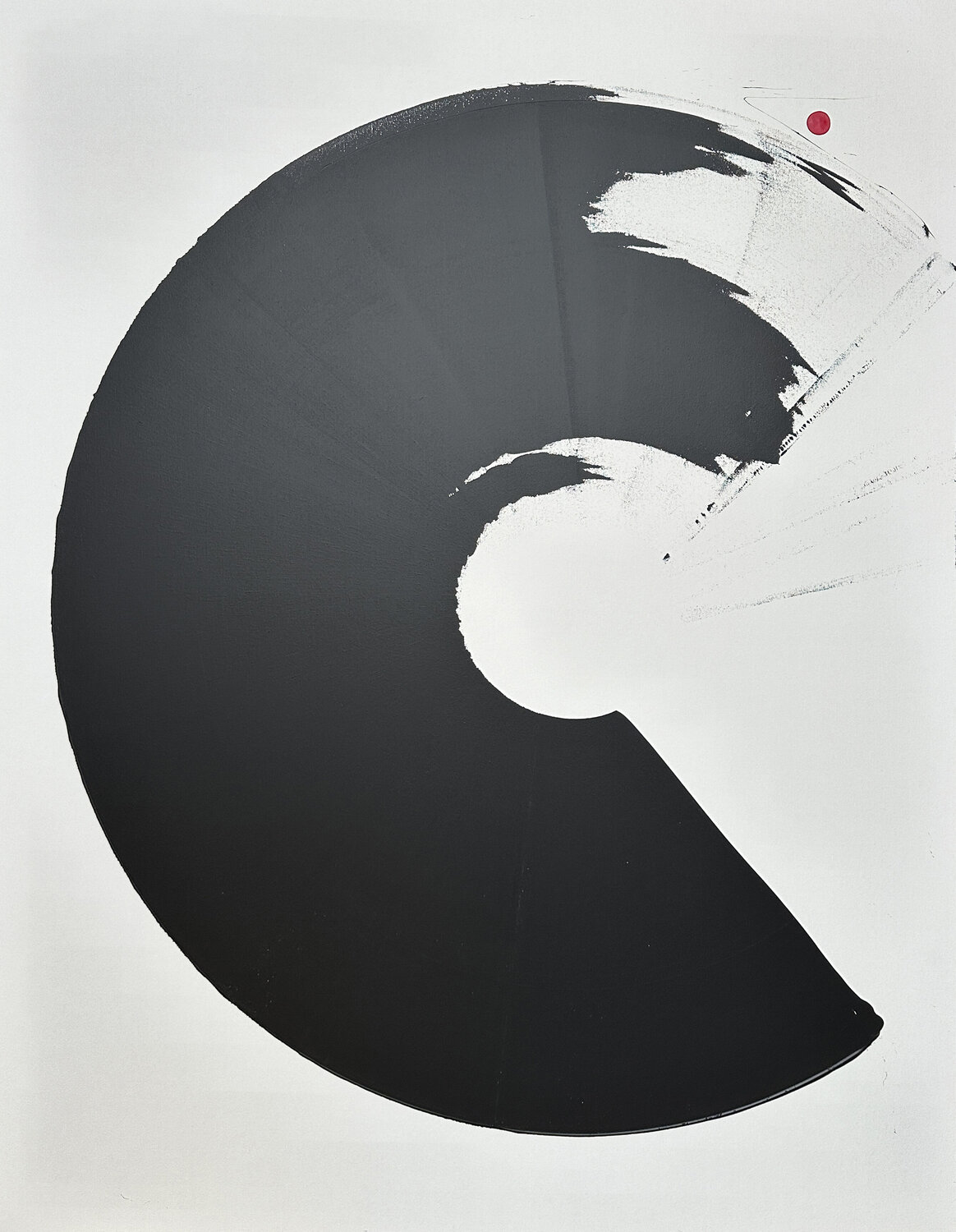 The Red Pause no.4 by Eren Ögüt (2025) : Painting Acrylic on Canvas ...