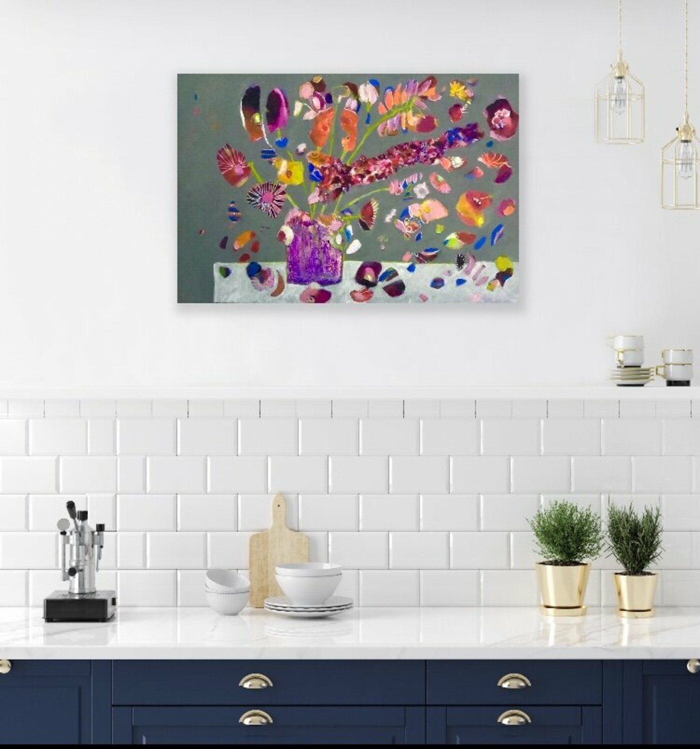 Edelwerk by Anne Samson (2021) : Painting Acrylic, India Ink on Canvas ...