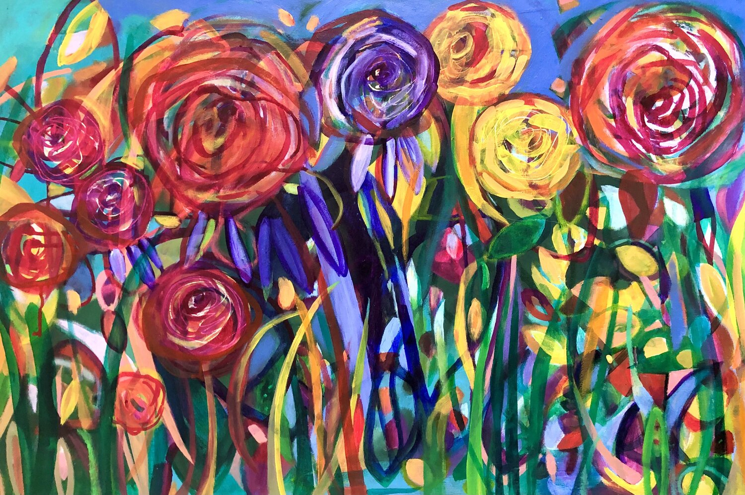 June de Anne Samson (2023) : Peinture Acrylique sur Toile - Singulart