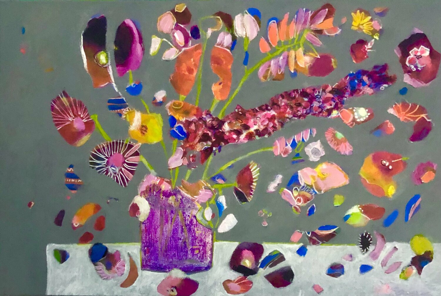 Edelwerk by Anne Samson (2021) : Painting Acrylic, India Ink on Canvas ...