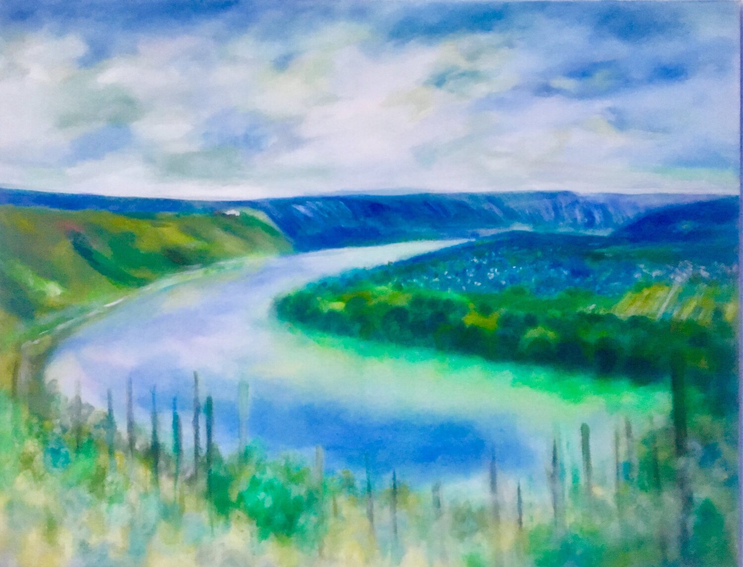 river de Anne Samson (2023) : Peinture Acrylique sur Toile - Singulart
