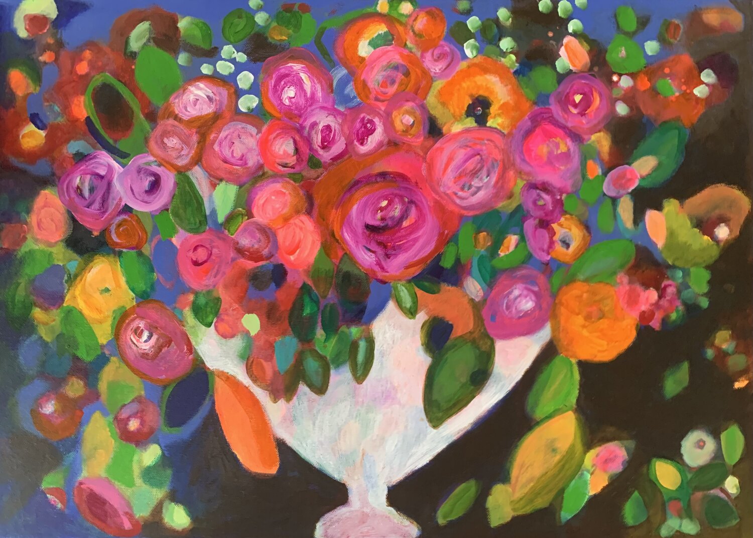 happy birthday de Anne Samson (2025): Pintura Acrílico en Lienzo - Singulart