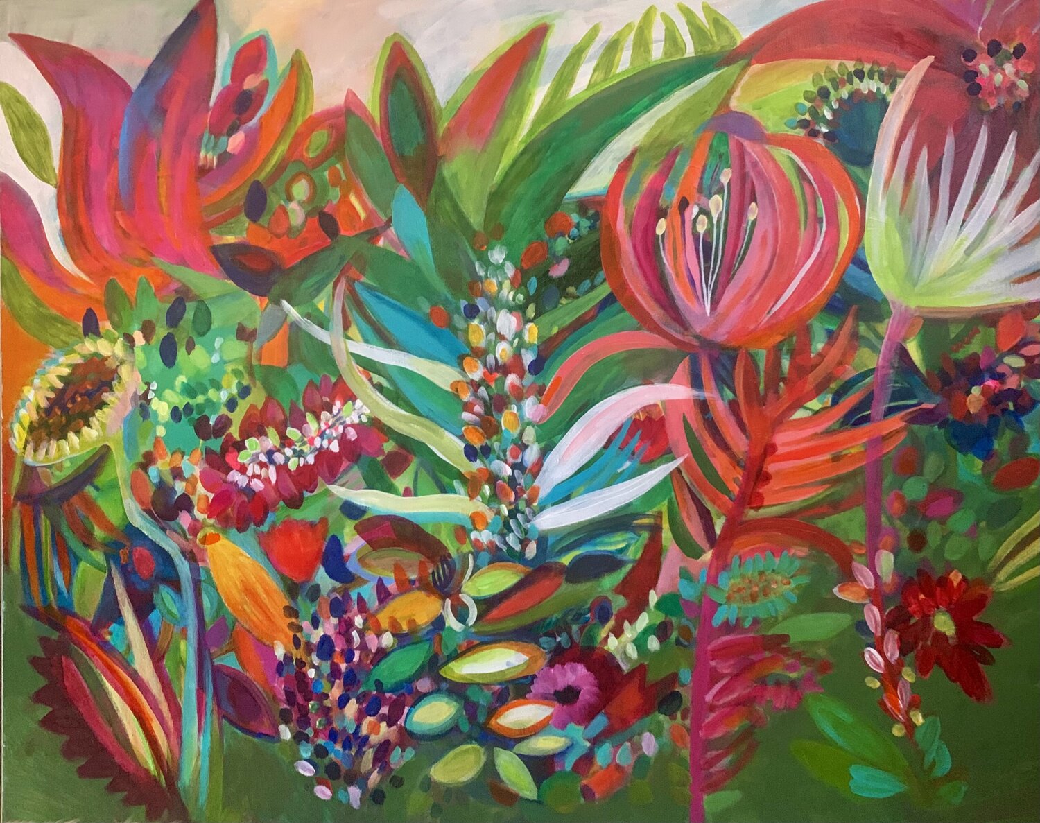 Beauty all around me by Anne Samson (2025) : Painting Acrylic on Canvas - Singulart