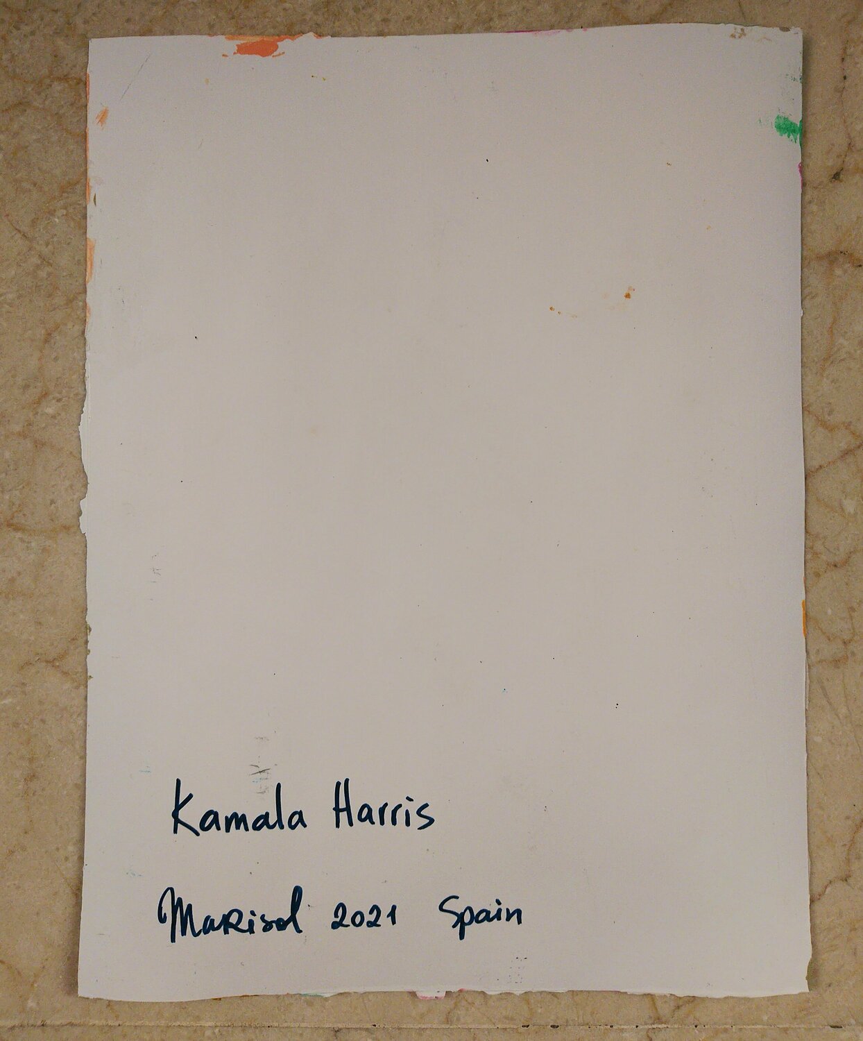 Kamala Harris by Marisol Evora (2021) : Work on Paper Acrylic, Collage ...