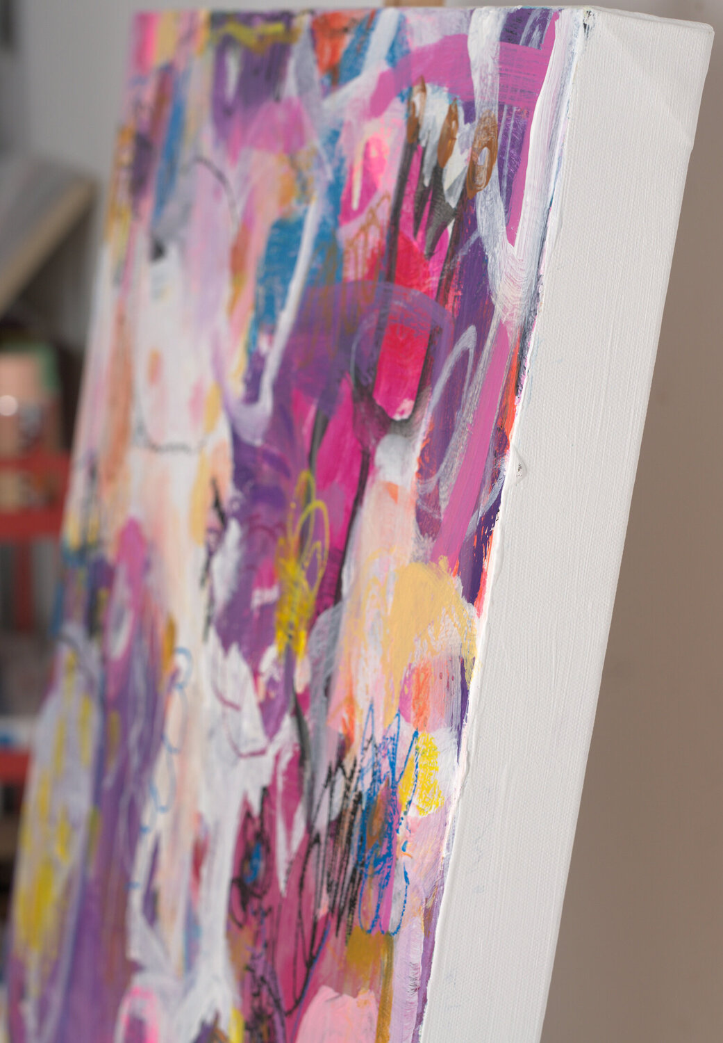 Golden vase by Marisol Evora (2022) : Painting Acrylic, Oil on Canvas ...