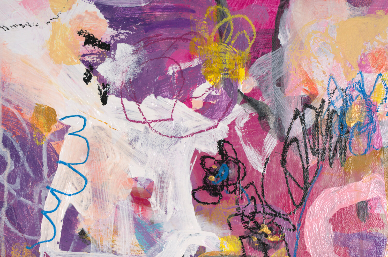 Golden vase by Marisol Evora (2022) : Painting Acrylic, Oil on Canvas ...