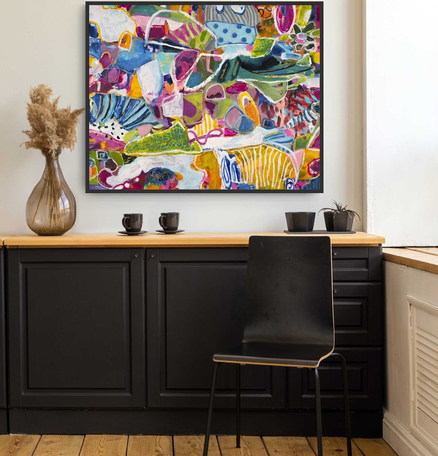 Mediterraneo by Marisol Evora (2022) : Painting Acrylic, Oil Pastel on ...