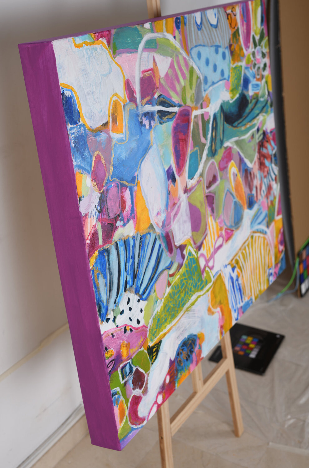 Mediterraneo by Marisol Evora (2022) : Painting Acrylic, Oil Pastel on ...