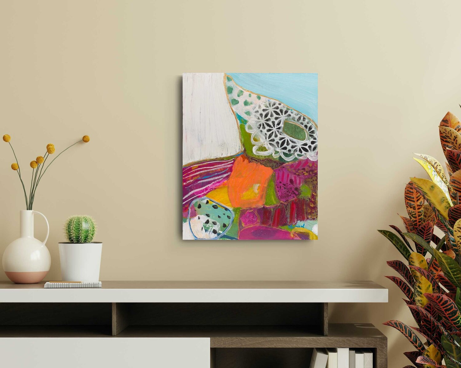 The bold and the beautiful by Marisol Evora (2022) : Painting Acrylic ...