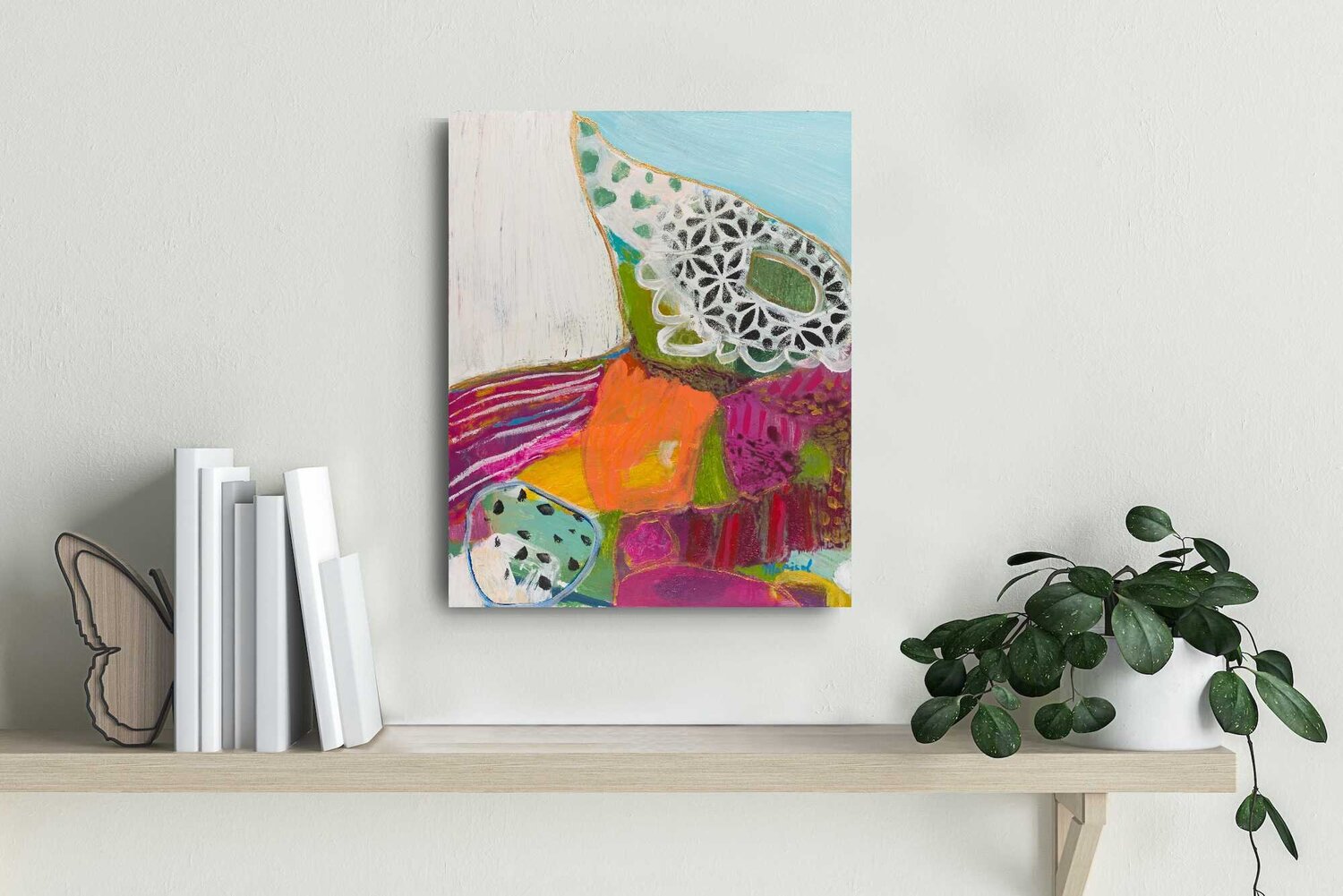 The bold and the beautiful by Marisol Evora (2022) : Painting Acrylic ...