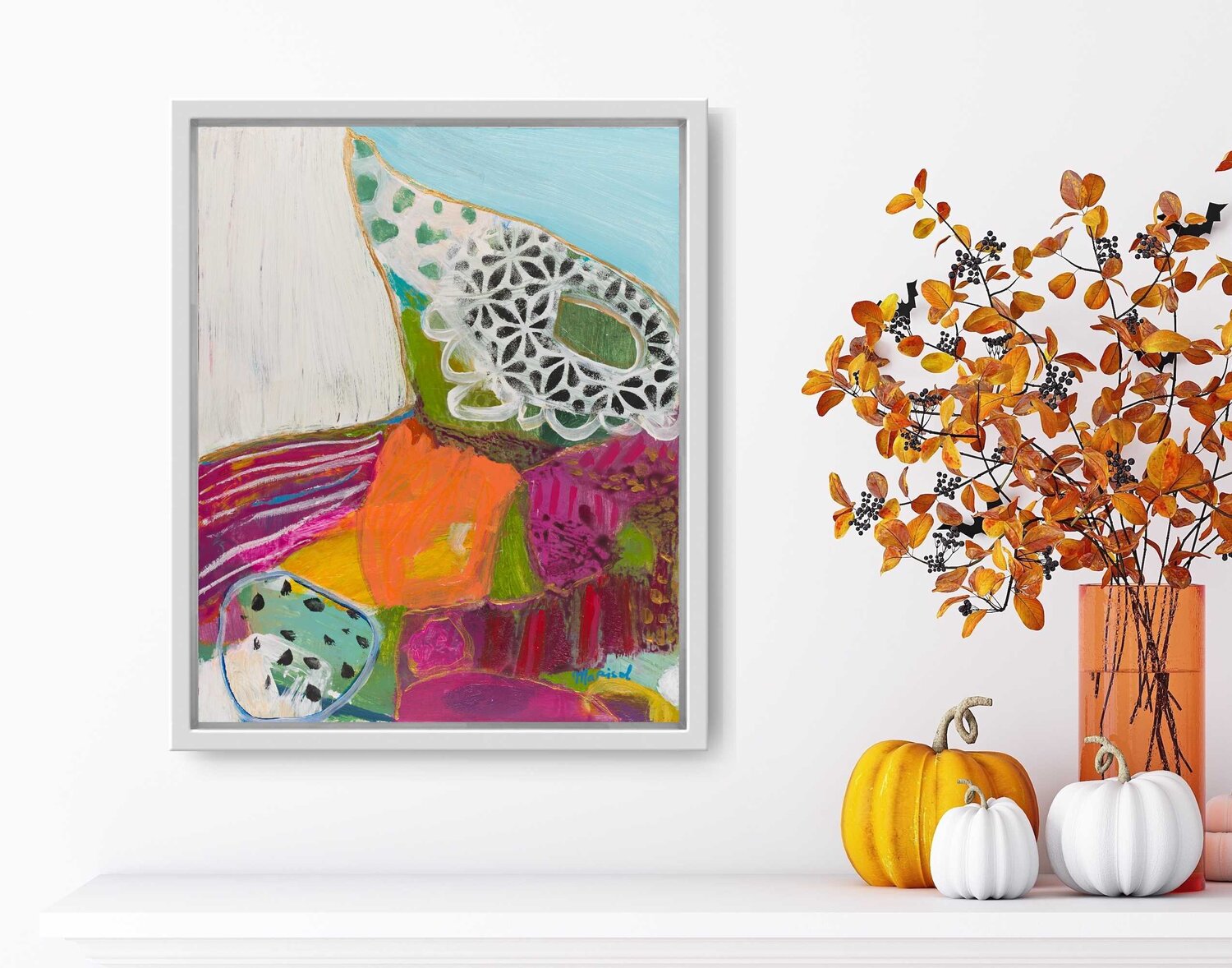 The bold and the beautiful by Marisol Evora (2022) : Painting Acrylic ...