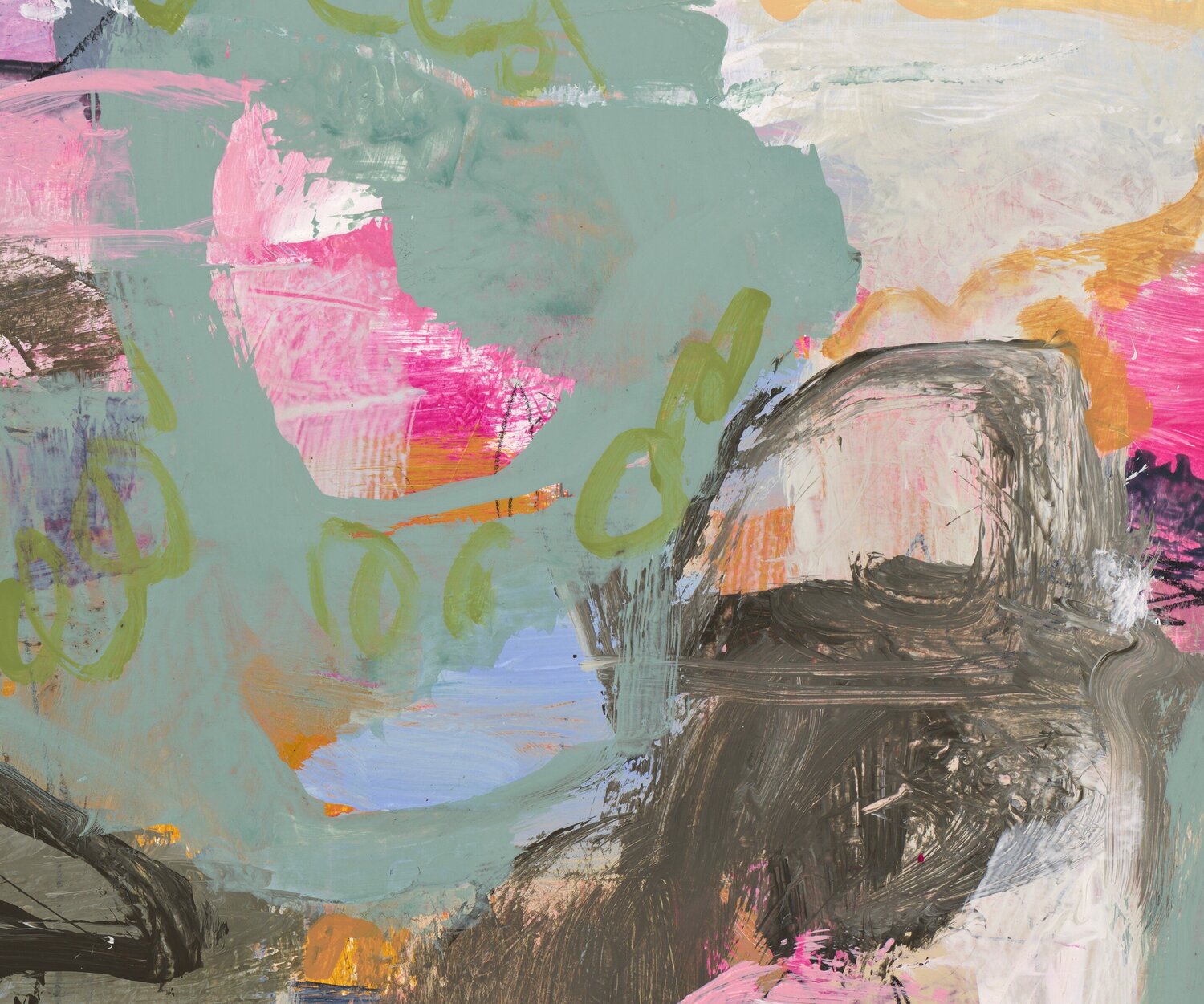 Going around by Marisol Evora (2022) : Painting Acrylic, Oil Pastel on ...