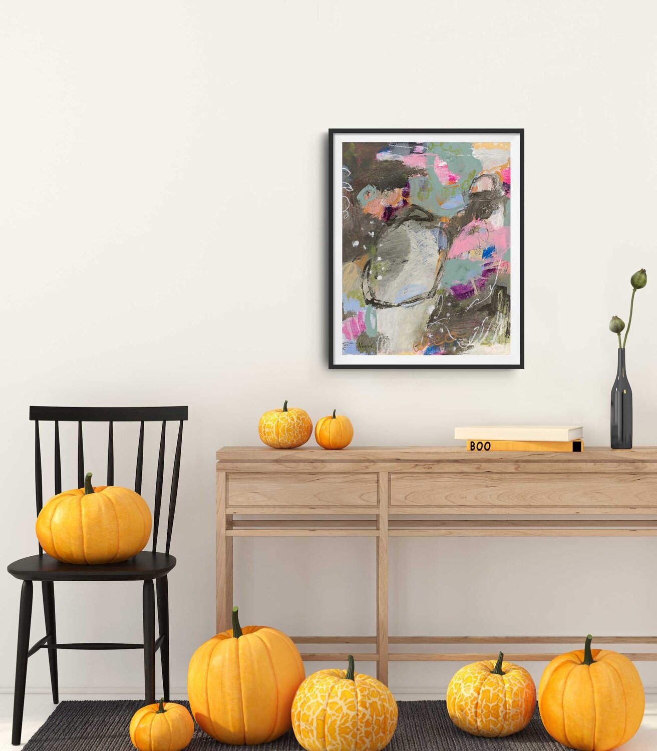 Going around by Marisol Evora (2022) : Painting Acrylic, Oil Pastel on ...