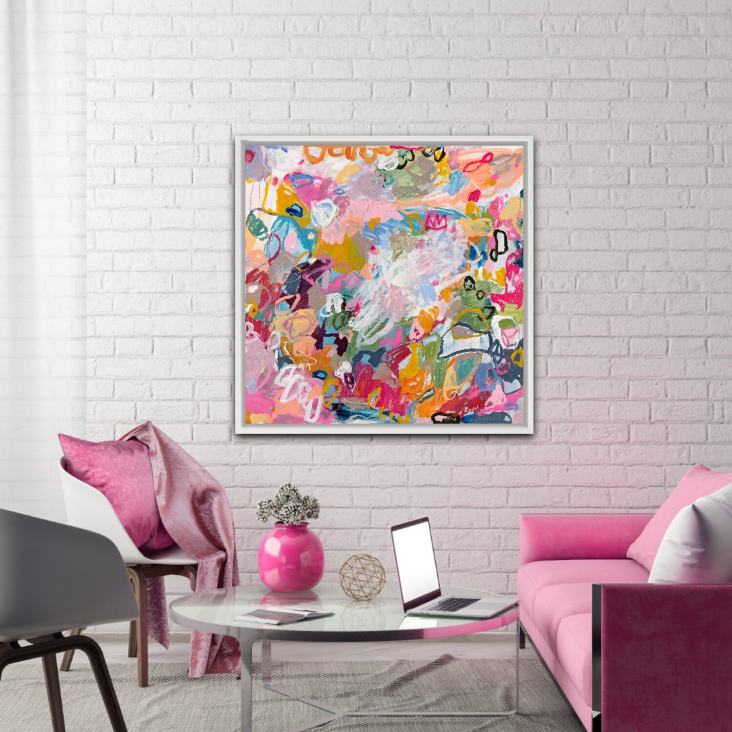 Celebration by Marisol Evora (2022) : Painting Acrylic, Oil Pastel on ...