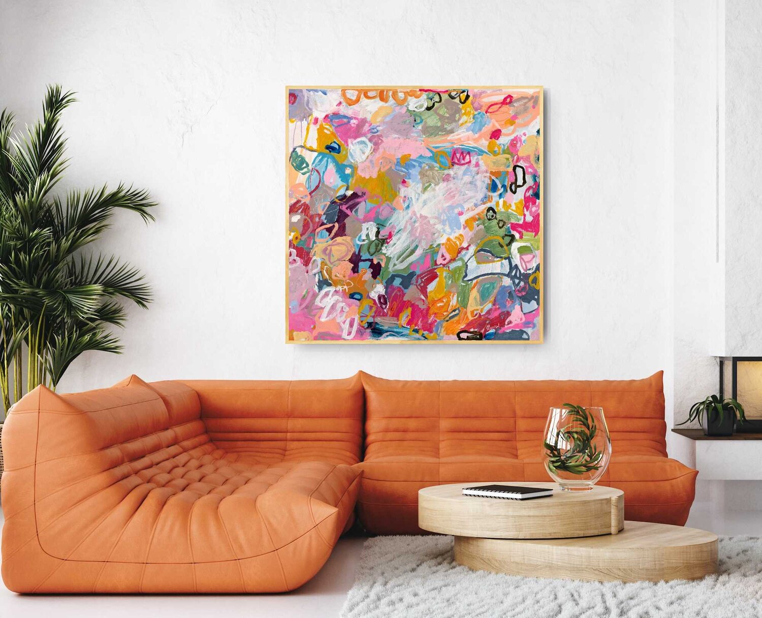 Celebration by Marisol Evora (2022) : Painting Acrylic, Oil Pastel on ...