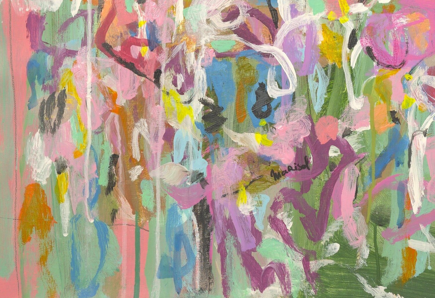 ENDLESS SUMMER by Marisol Evora (2024) : Painting Acrylic, Oil on ...