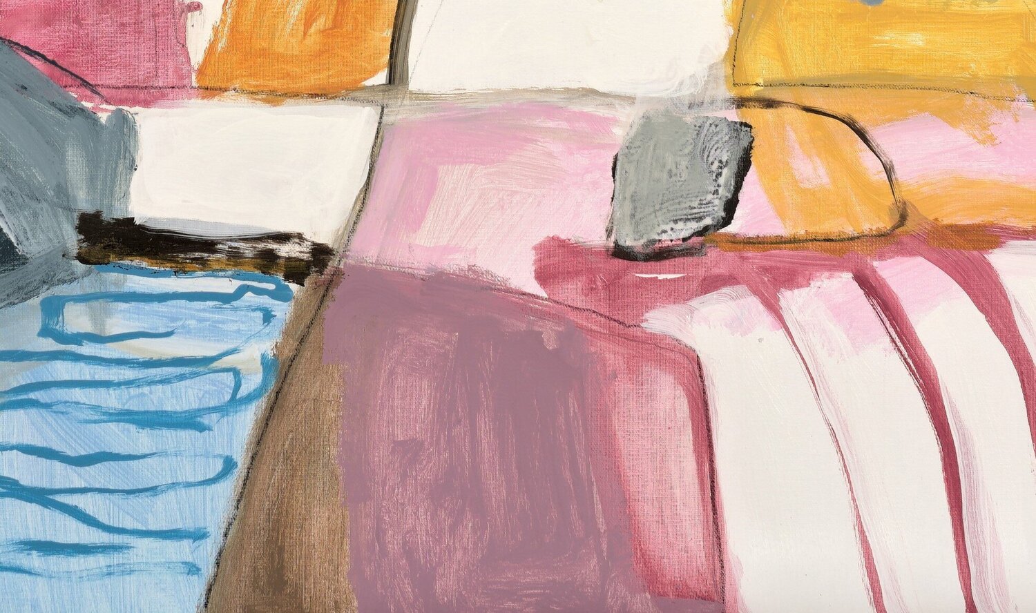 BOSSA NOVA BREEZE by Marisol Evora (2024) : Painting Acrylic, Charcoal ...