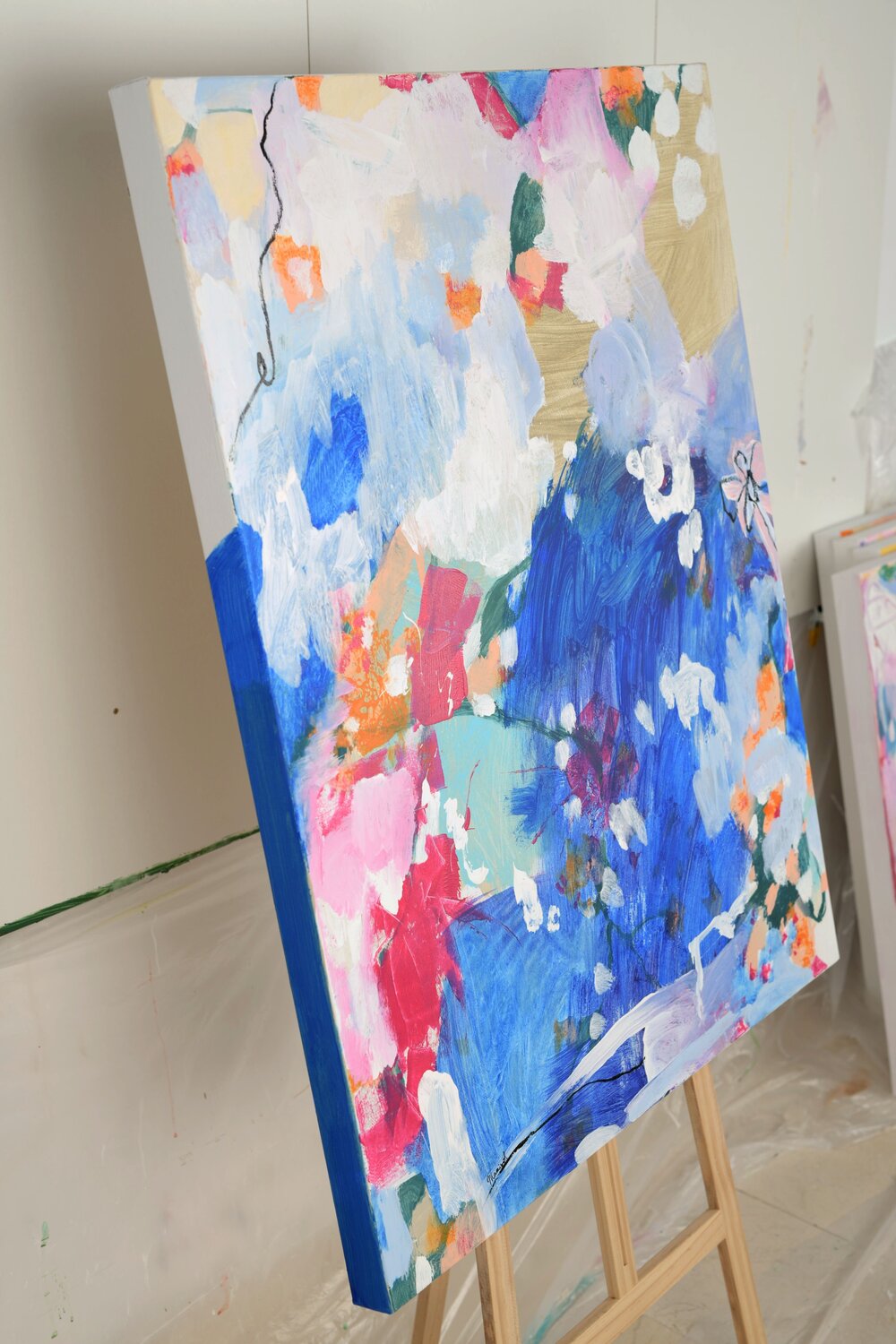 FRENCH COUNTRYSIDE by Marisol Evora (2024) : Painting Acrylic, Oil on ...