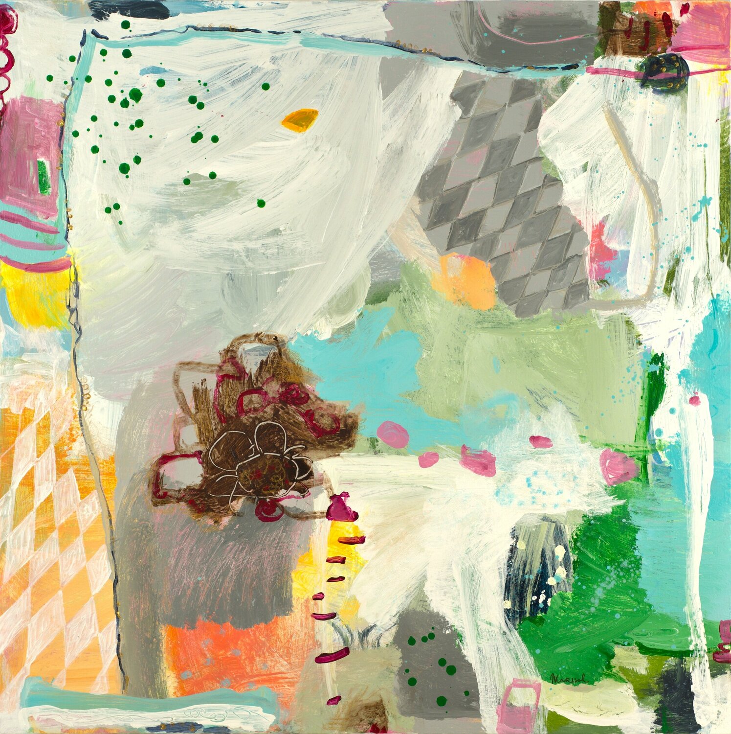 Can you keep a secret by Marisol Evora (2022) : Painting Acrylic, Oil ...