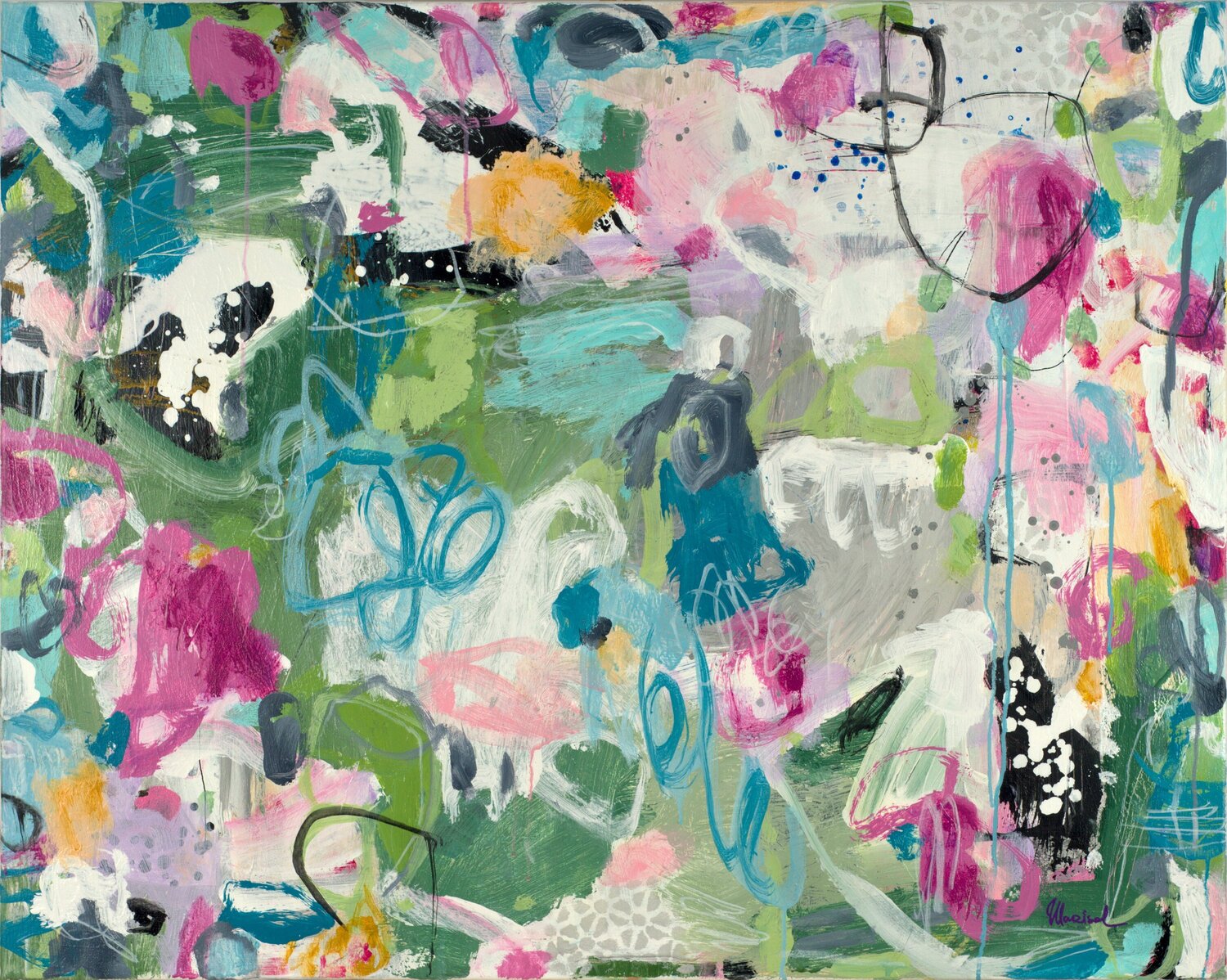 Summer afternoon by Marisol Evora (2022) : Painting Acrylic, Oil on ...