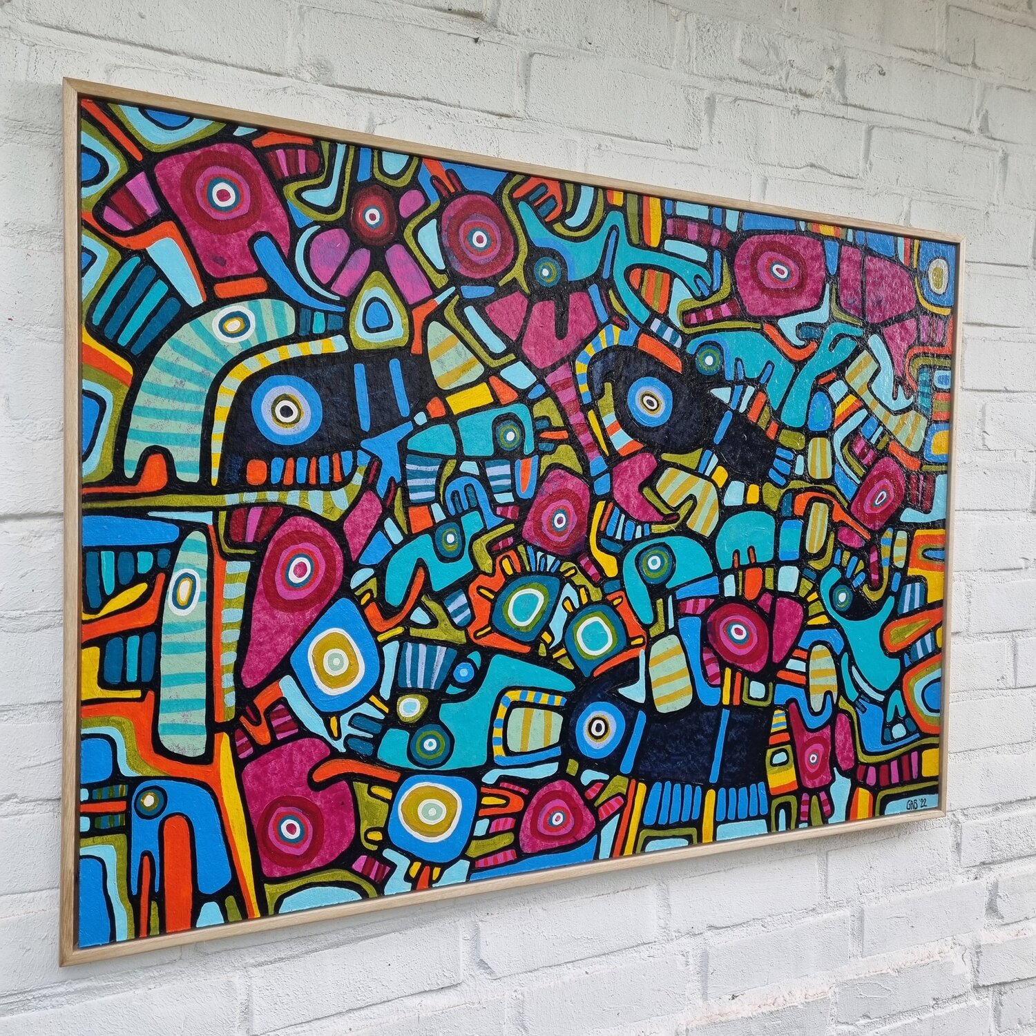 MAMIDA by Gabriele Bruns (2022) : Work on Paper Acrylic on Paper ...