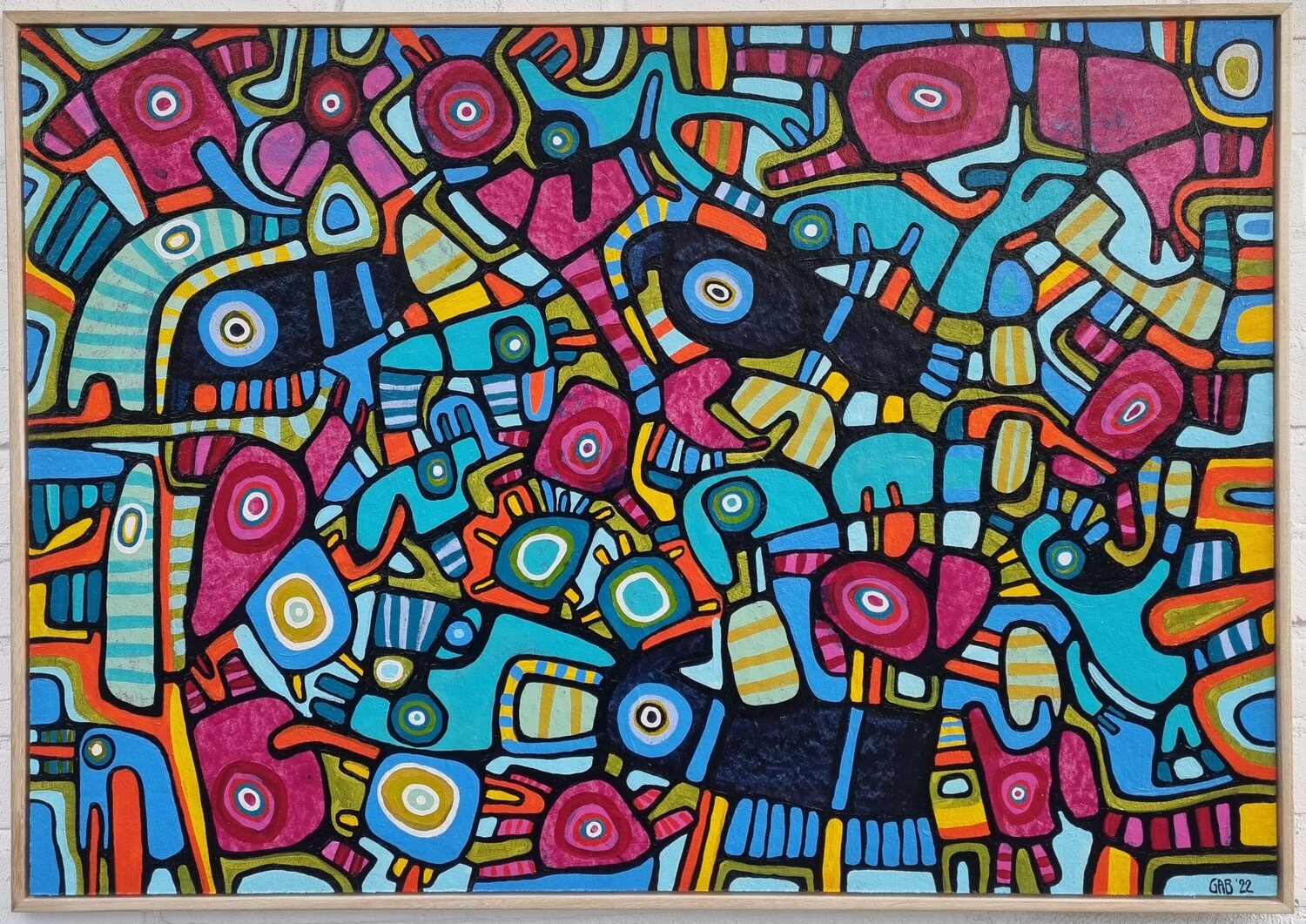 MAMIDA by Gabriele Bruns (2022) : Work on Paper Acrylic on Paper ...