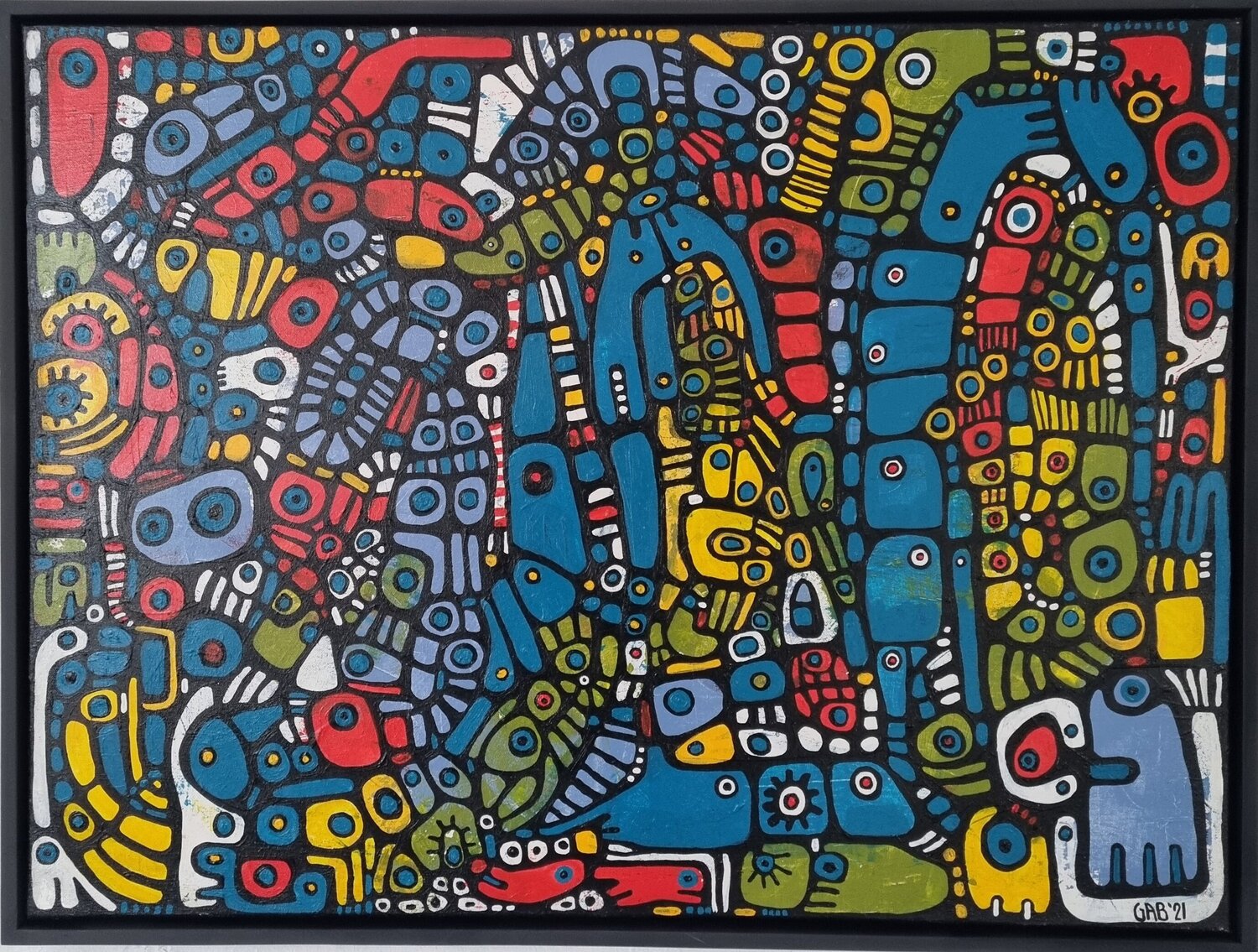 STROM by Gabriele Bruns (2021) : Painting Acrylic on Canvas - Singulart