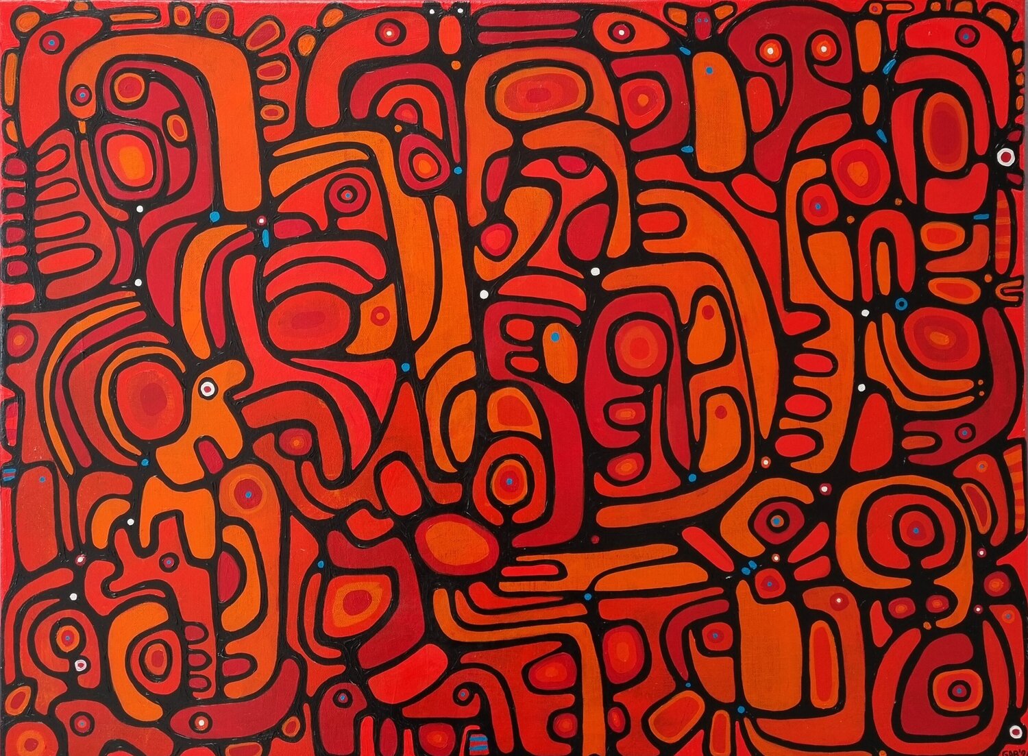 HEAT by Gabriele Bruns (2026) : Painting Acrylic on Canvas - Singulart