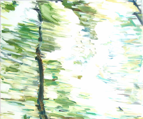 Green Bird by Sebastian Rudko (2022) : Painting Oil on Canvas - SINGULART