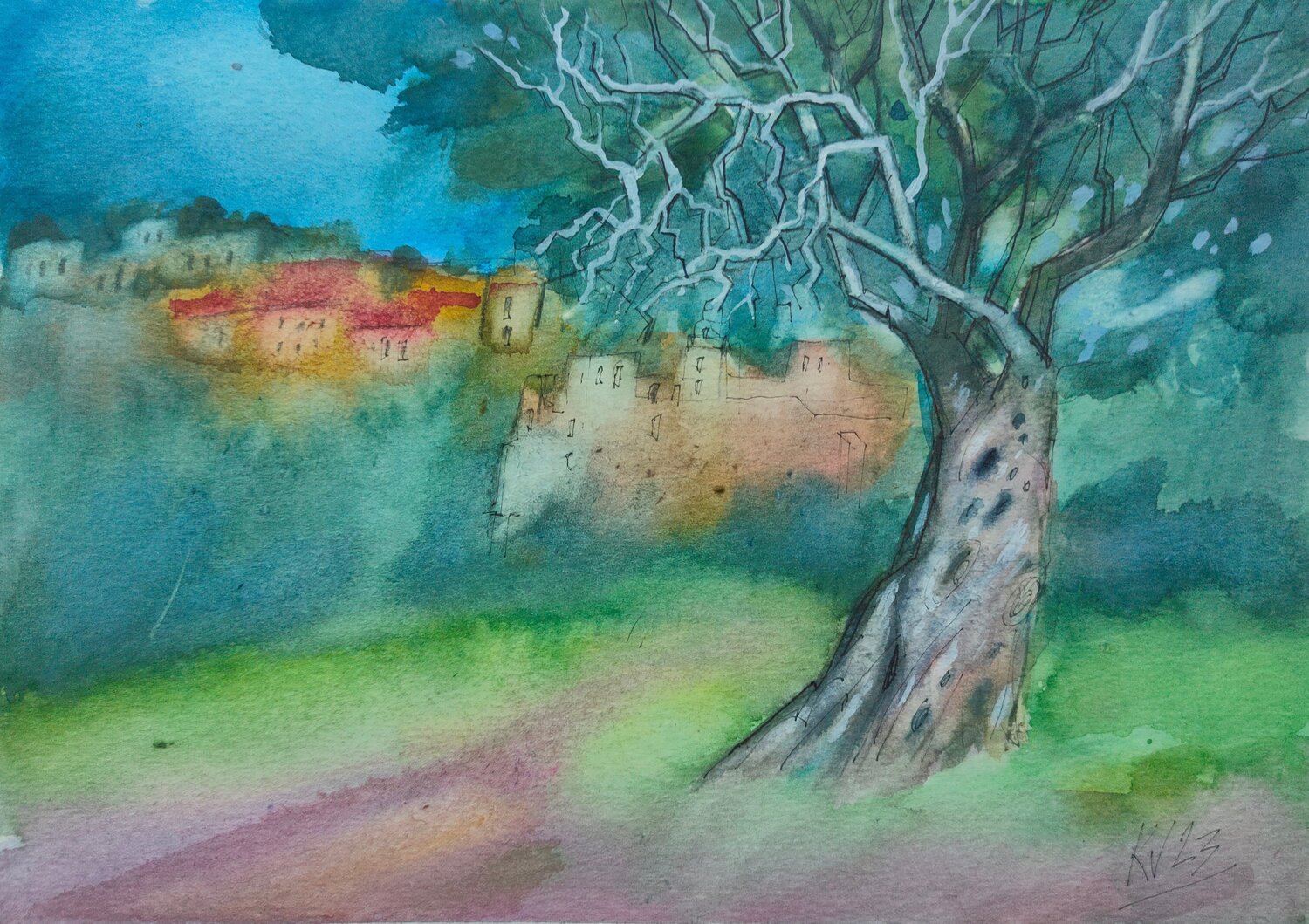 Jerusalem Olive Tree In The Valley Of The Cross De Vladimir Kanishchev jerusalem-olive-tree-in-the-valley-of-the-cross-de-vladimir-kanishchev