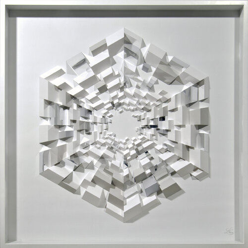MIrage #9 de Letov & Barski Art Lab (2024): Obra en papel Collage en ...