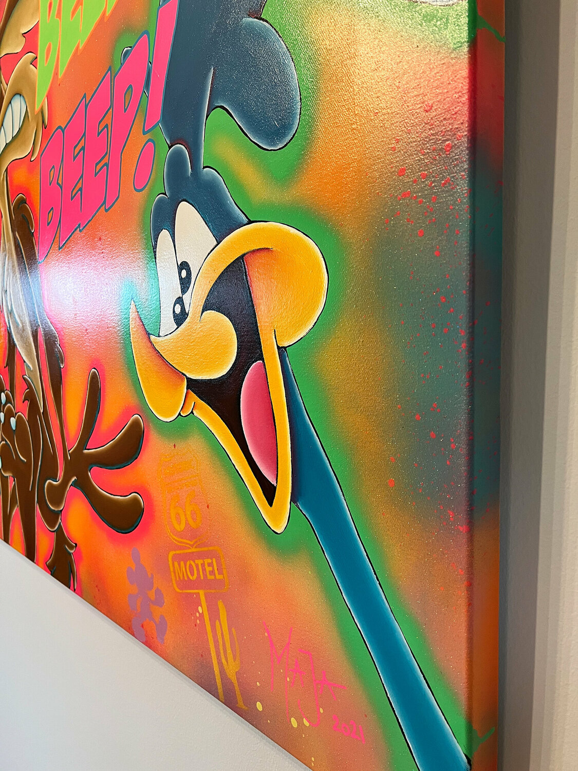 Road Runner und Wile E. Coyote_Beep! Beep! by Mario MAJA Stroitz (2021 ...