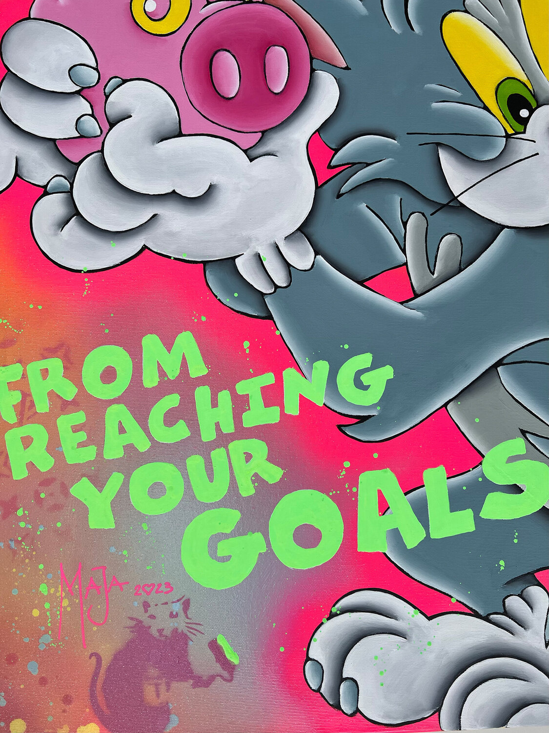 Reach your goals! Starring Tom Cat, Jerry Mouse & Speedy Gonzales de ...
