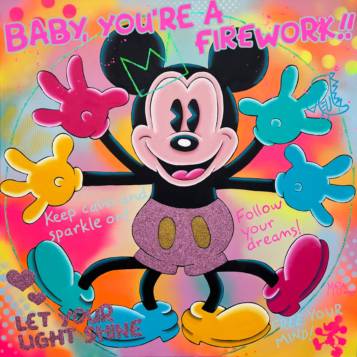 Keep Calm And Love Mickey Mouse