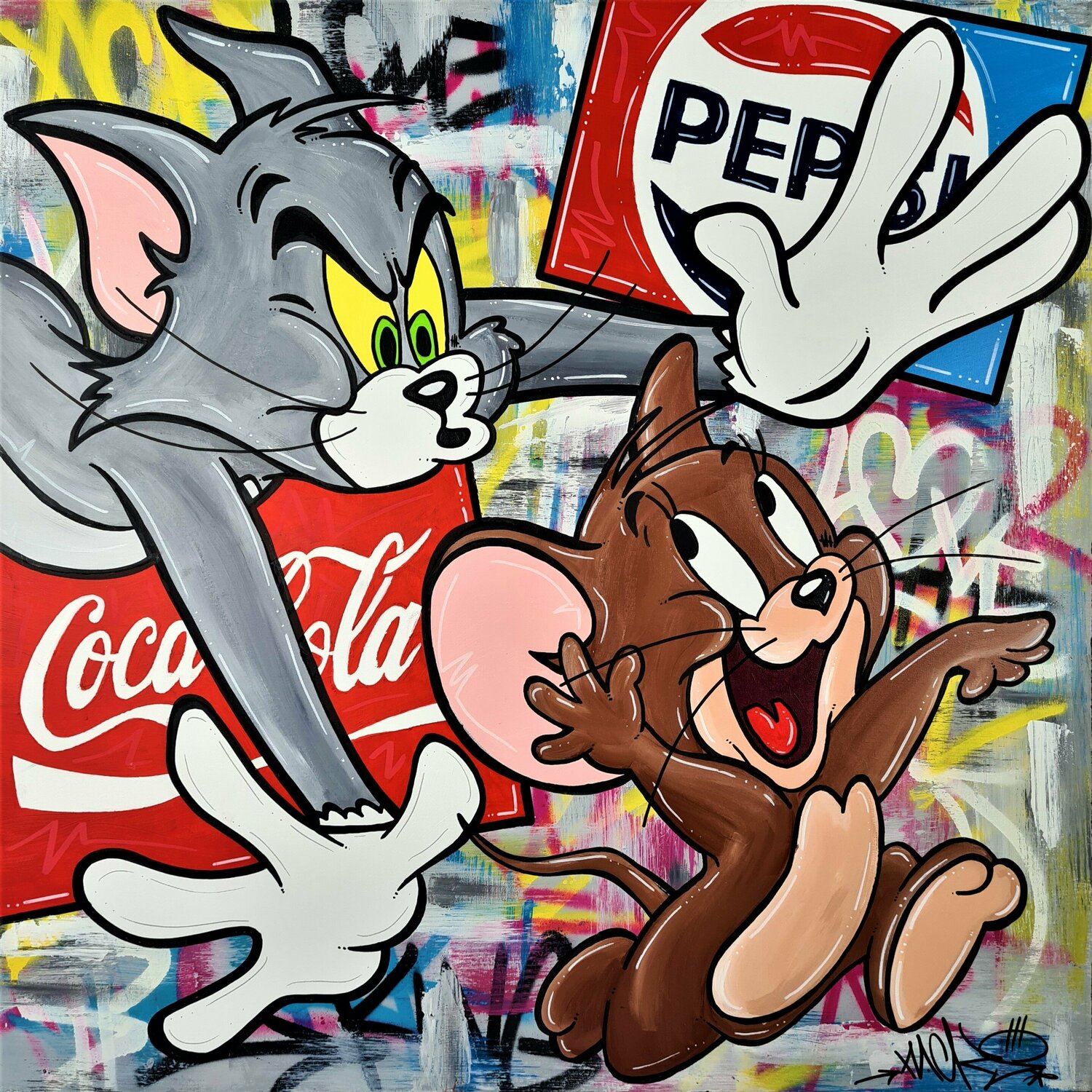Tom And Jerry Drawing Fight