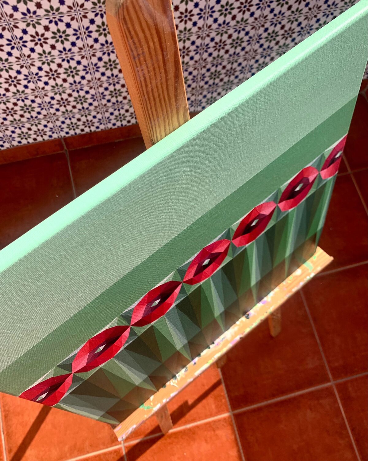 ORNAMENT WITH POPPIES by Tuzhilkina Maria (2023) : Painting Acrylic on ...