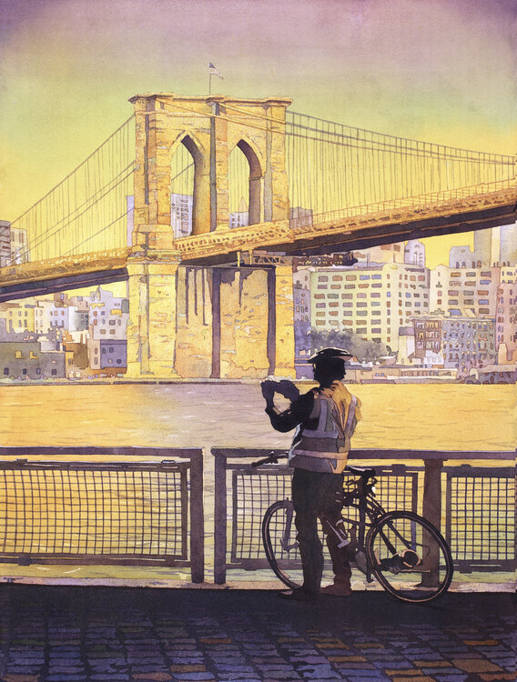 Brooklyn Bridge Painting