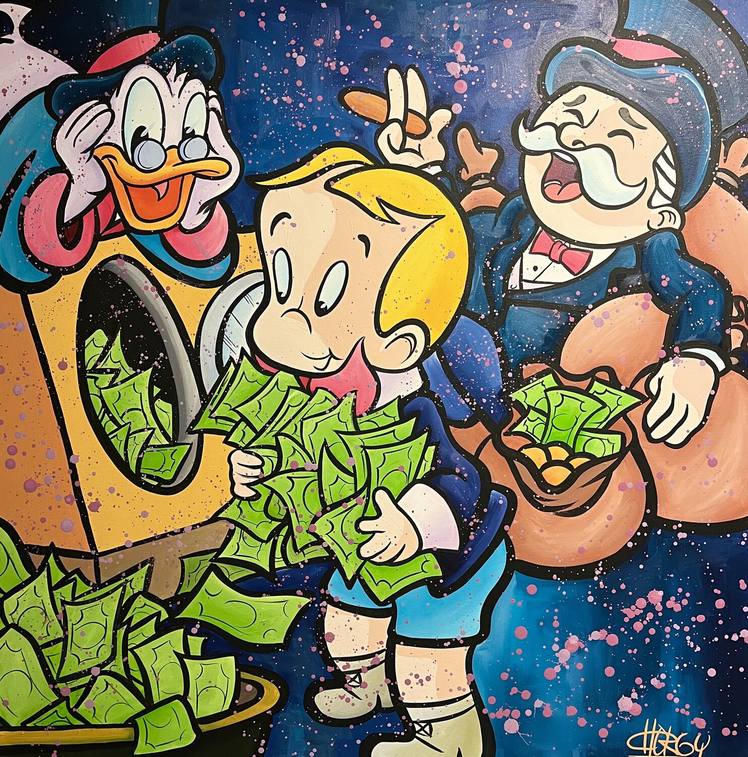 «Happy Days in the Laundry» feat. Scrooge McDuck/Uncle Monopoly/Richie ...