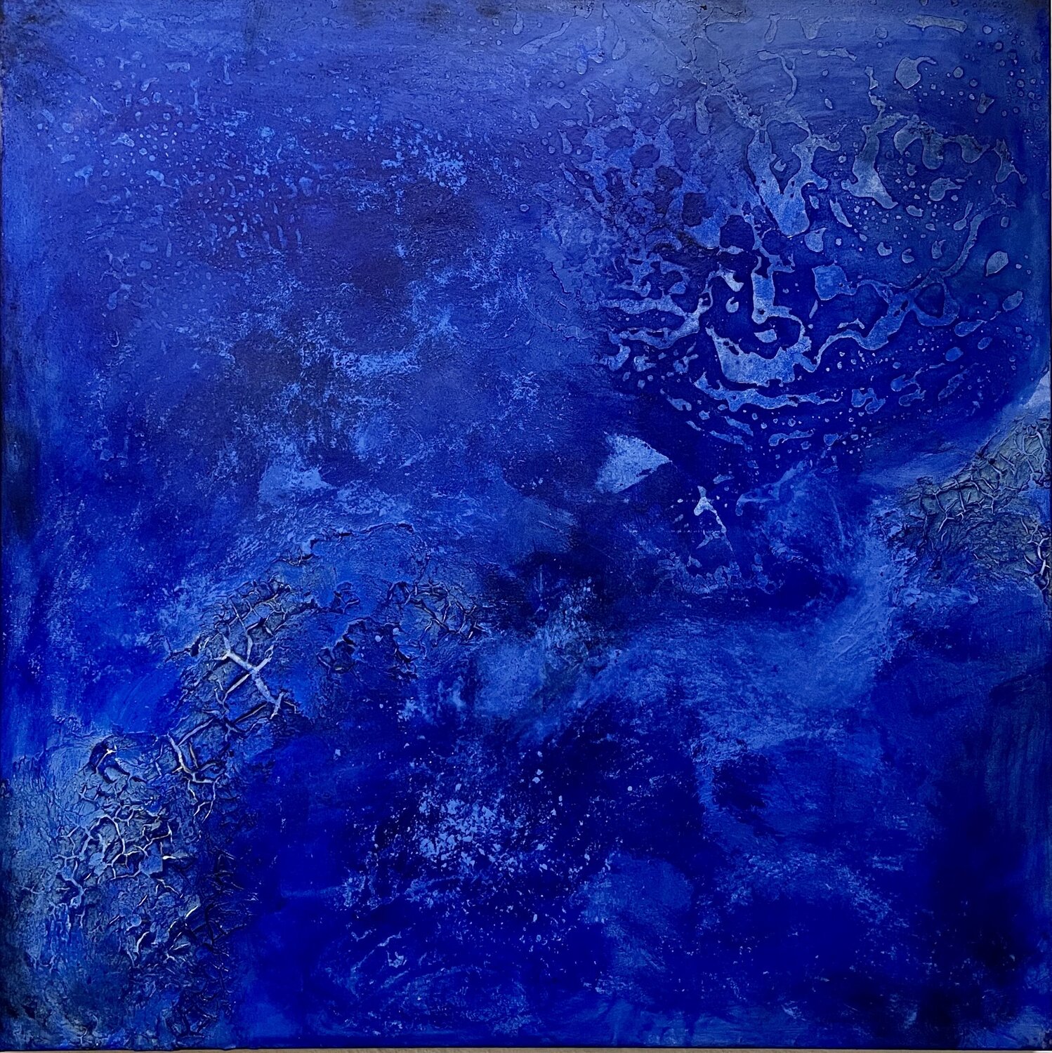 Blue desert first ever von Isabel Kleinert (2023): Malerei Acryl ...